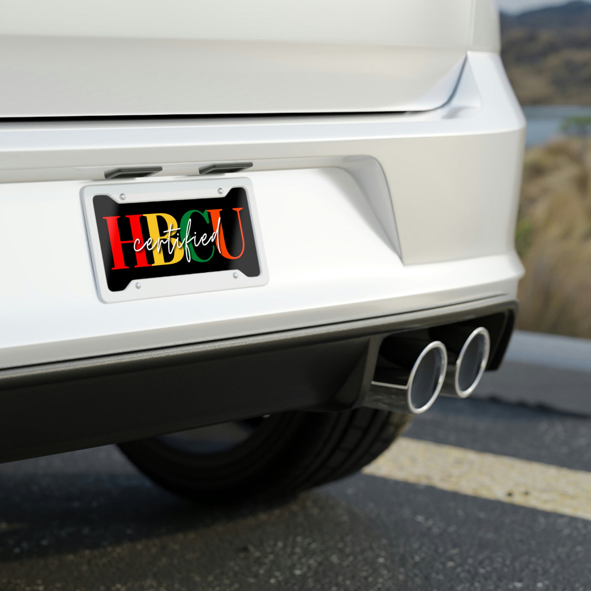 HBCU License Plate – CultureFitDesignz